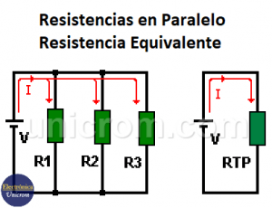 Resistencias en paralelo - Resistores en paralelo - Electrónica Unicrom